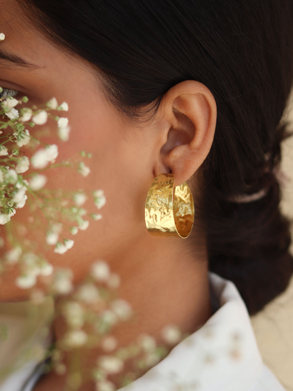 Buy Trendy Brass Earrings for Girls | Best Hoops Online