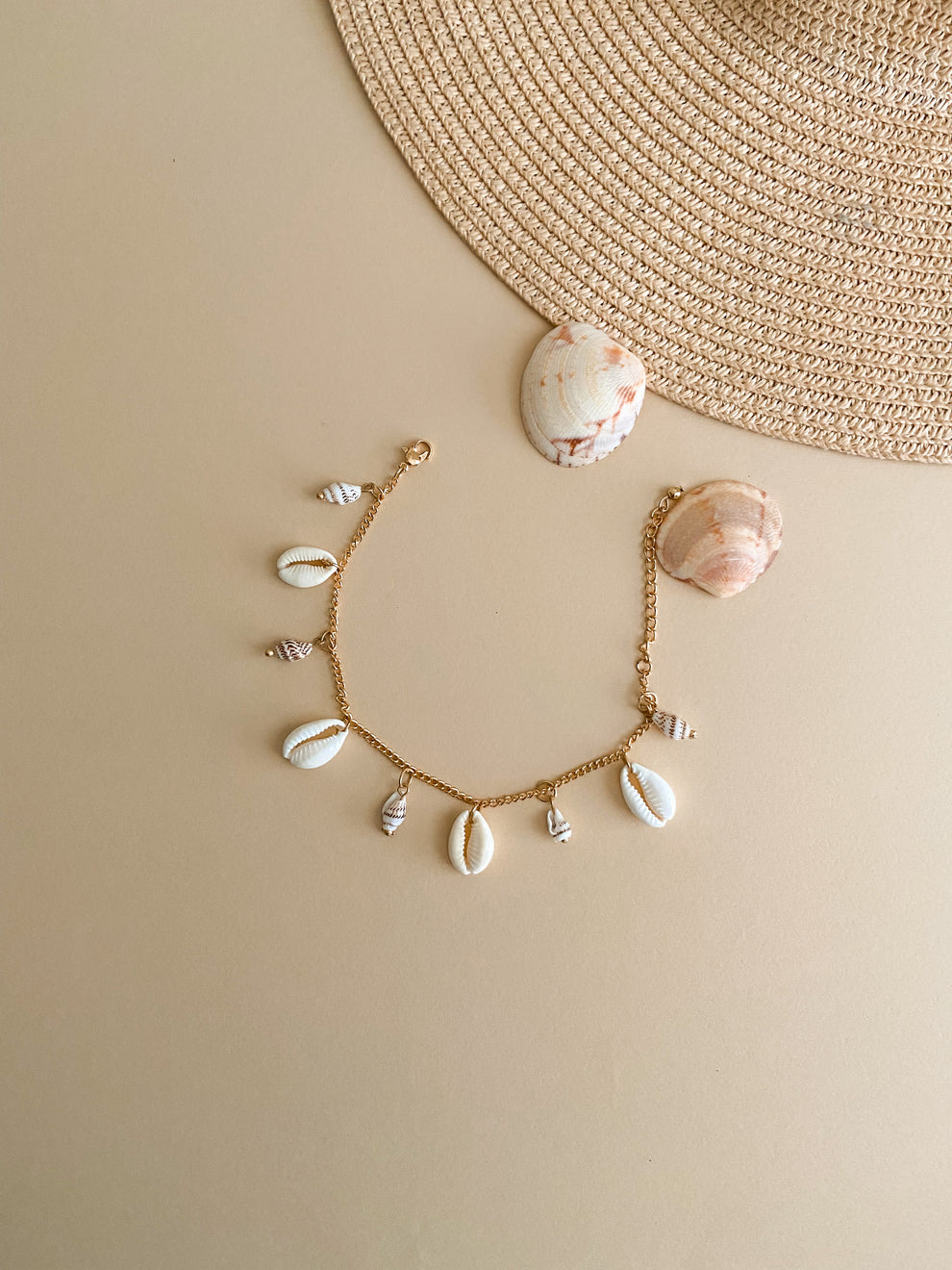 Sea Shells Anklet | Beachy & Elegant Jewellery Accessory